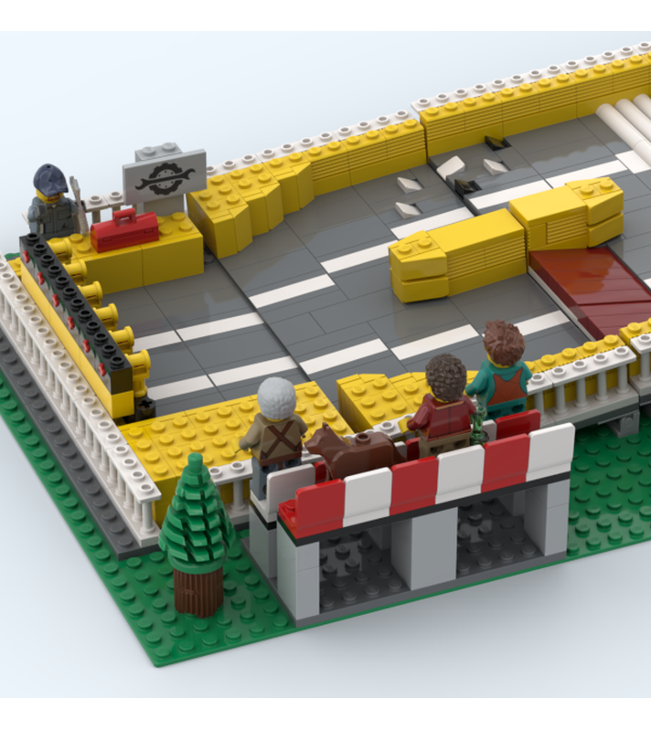 LEGO MOC Playable Soap Box Racing Track by Caesar12138 | Rebrickable ...