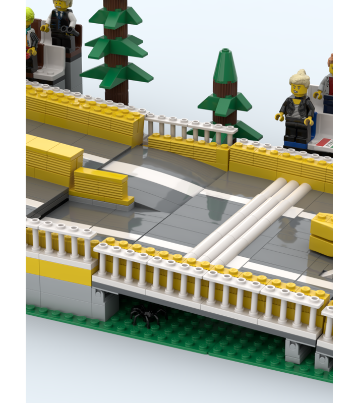 LEGO MOC Playable Soap Box Racing Track by Caesar12138 | Rebrickable ...