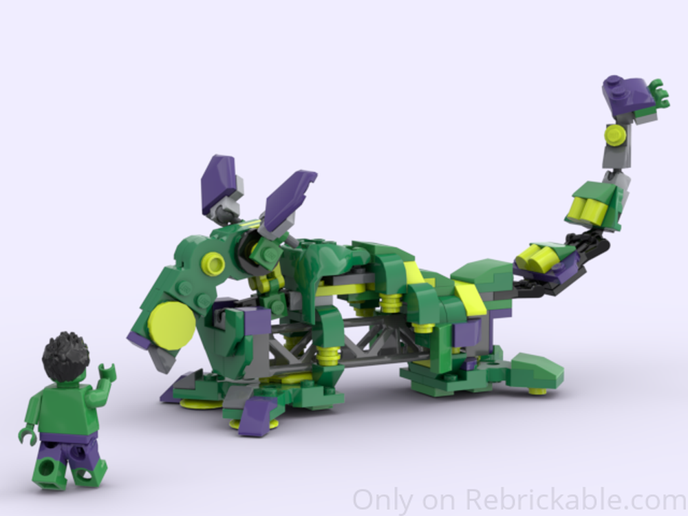 LEGO MOC 76241: Gamma Irradiated Rat by MK4 | Rebrickable - Build with LEGO