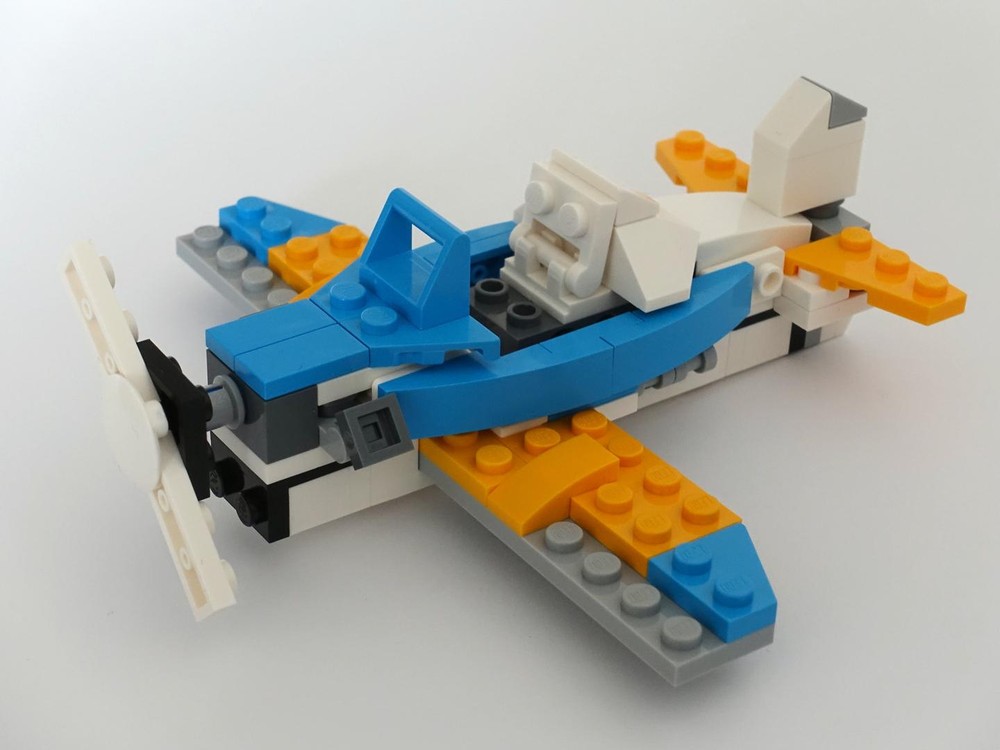 Lego Moc 31072 Propeller Plane By Tomik Rebrickable Build With Lego