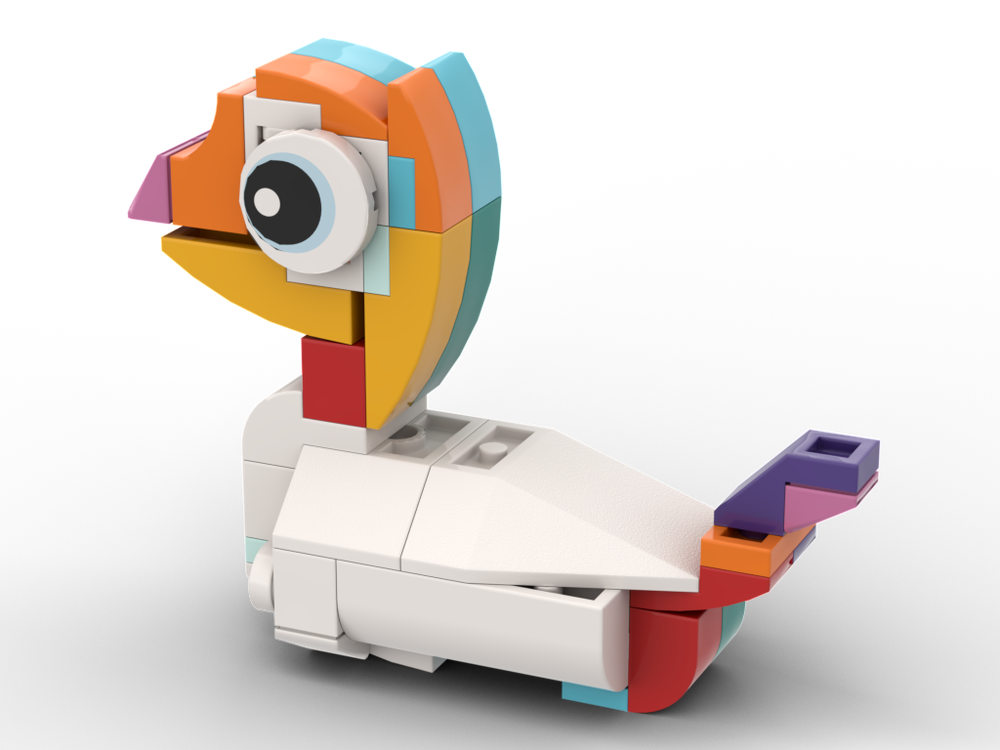 LEGO MOC 31140 - Magical Duck by Stoeptegel | Rebrickable - Build with LEGO