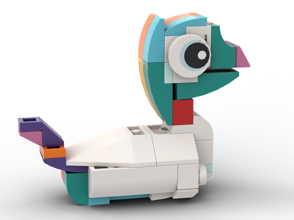 LEGO MOC 31140 - Magical Duck by Stoeptegel | Rebrickable - Build with LEGO