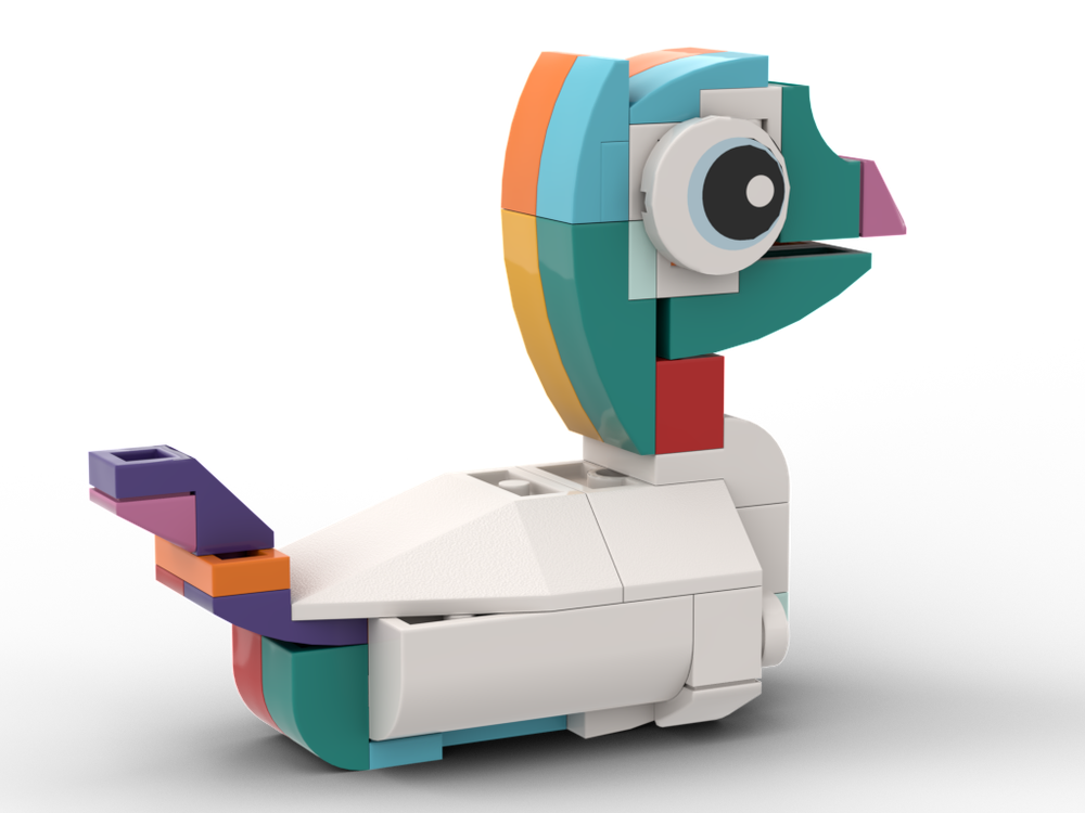 LEGO MOC 31140 - Magical Duck by Stoeptegel | Rebrickable - Build with LEGO