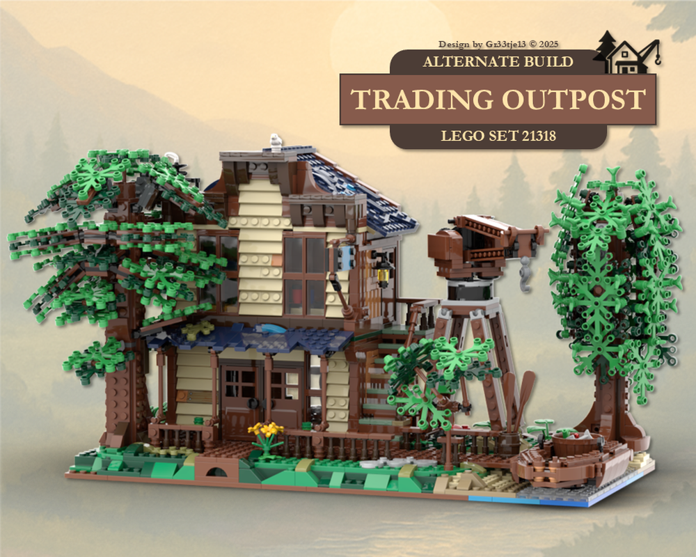 LEGO MOC Trading Outpost by Gr33tje13 | Rebrickable - Build with LEGO