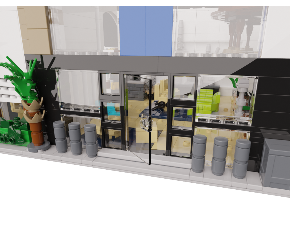 LEGO MOC-223759 Dockside Hotel by prismaprawn | Rebrickable - Build ...