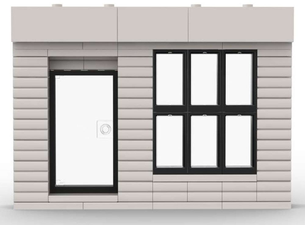 LEGO MOC Simple white storefront facade by secondmessybrick ...