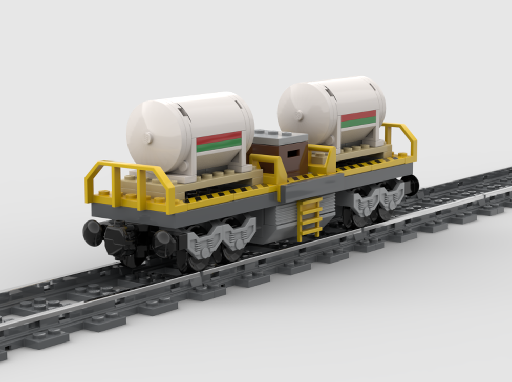 LEGO MOC Octan Flatbed Car by UrbanistBricks | Rebrickable - Build with ...