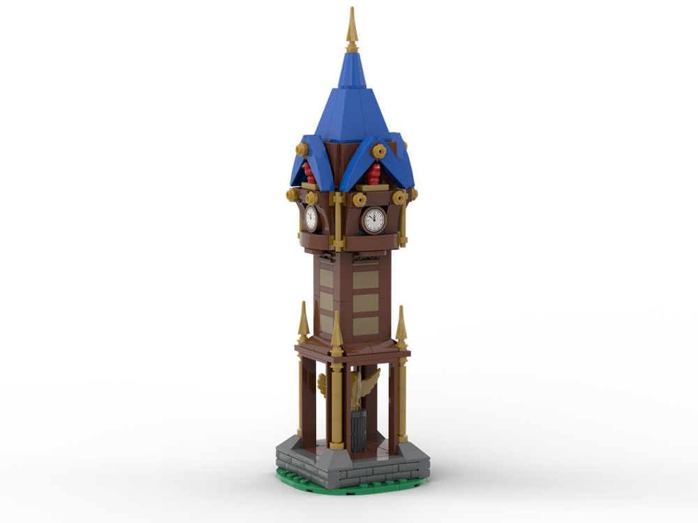 LEGO MOC-223791 Village castle Clock Tower by Alphonse42 | Rebrickable ...