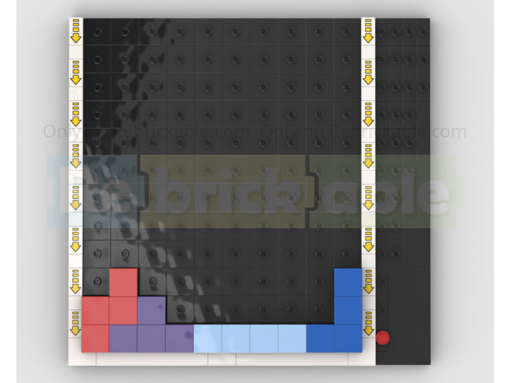 LEGO MOC Lego Tetris Board Game - Rules & Instructions In MOC ...