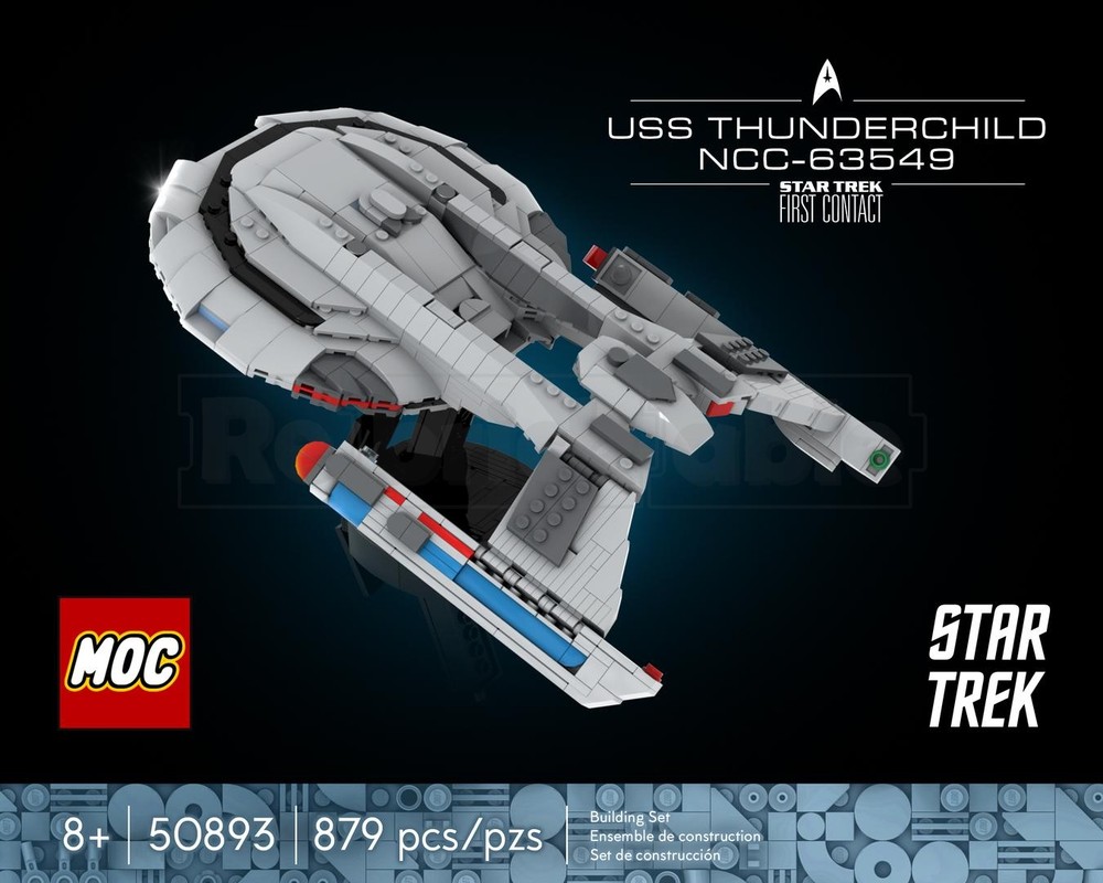 LEGO MOC-223802 USS Thunderchild (NCC-63549) Akira Class Midi Scale ...