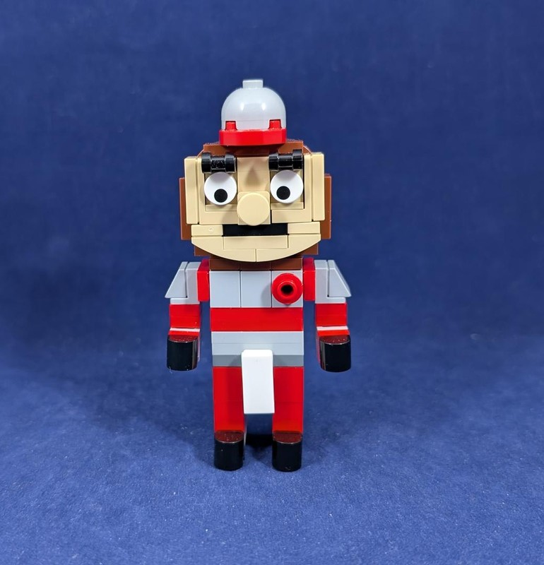 LEGO MOC Lego THE Ohio State Brutus Buckeye Mini Mascot by Brickrattyop ...