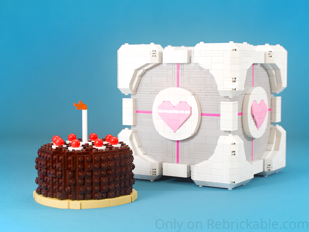 LEGO MOC Companion Cube (Portal) by themaxfd | Rebrickable - Build with ...