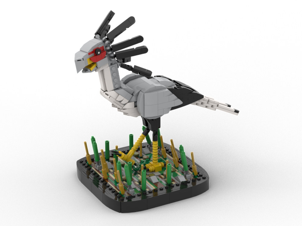 LEGO MOC Secretary Bird by makoto_lake | Rebrickable - Build with LEGO