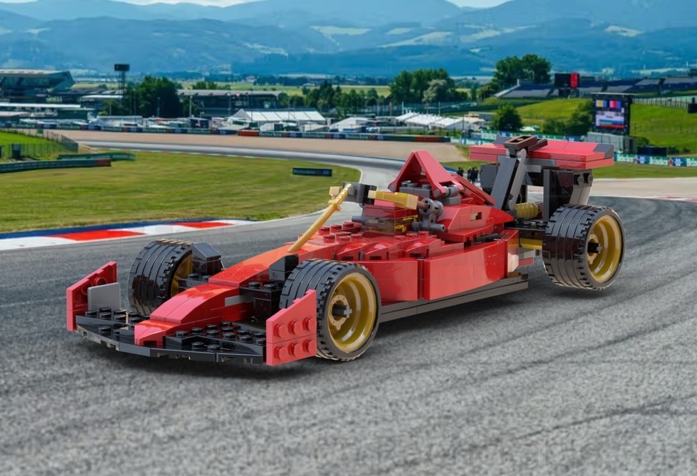 LEGO MOC 71737 F1 car by CommanderZhav | Rebrickable - Build with LEGO