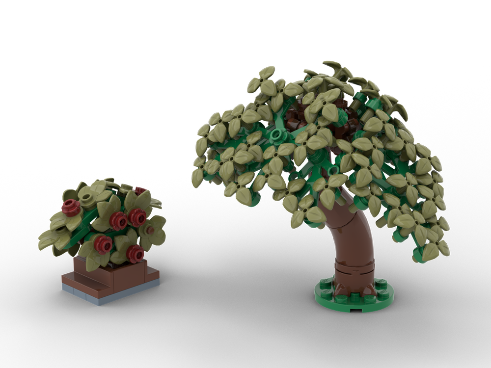 LEGO MOC Tree and bush by Alphonse42 | Rebrickable - Build with LEGO