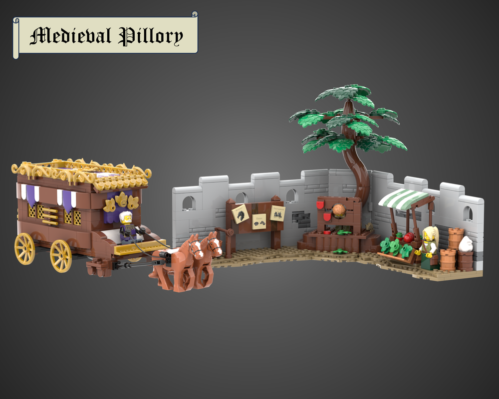 LEGO MOC Medieval Pillory by jagBrickBuilds | Rebrickable - Build with LEGO