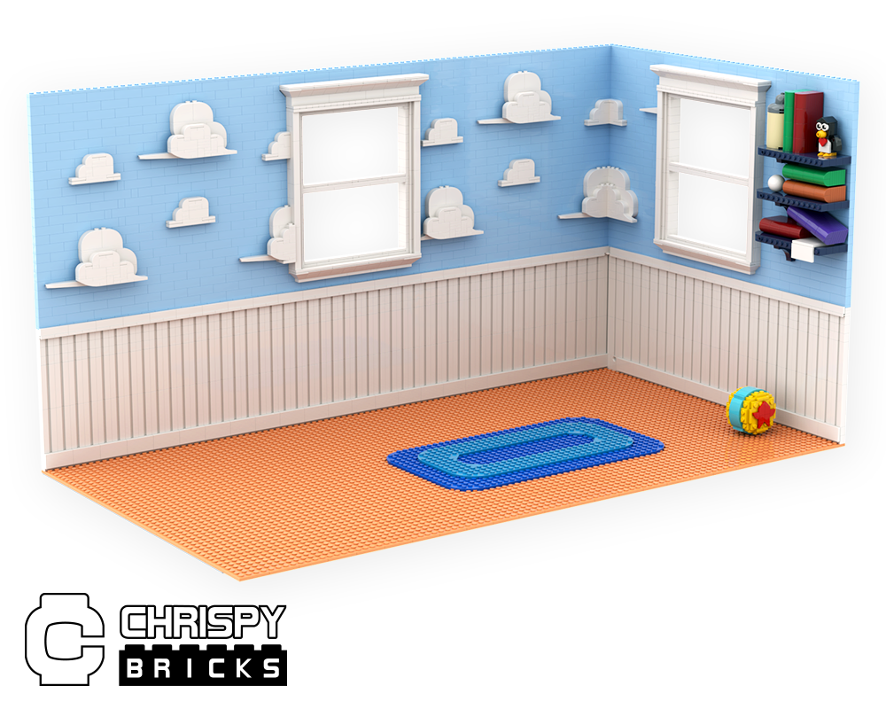 LEGO MOC-223829 Toy Story Walls by ChrispyBricks | Rebrickable - Build ...