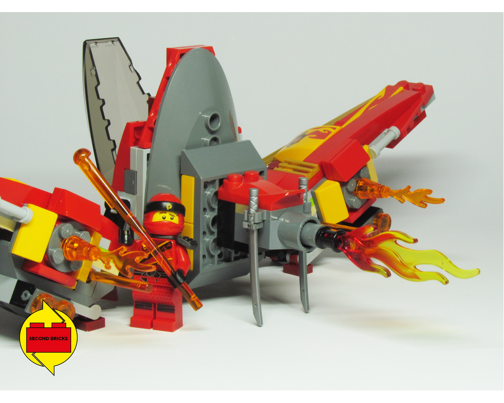 LEGO MOC 70638-2: Kai's Fire Bat by SecondBricks | Rebrickable - Build ...