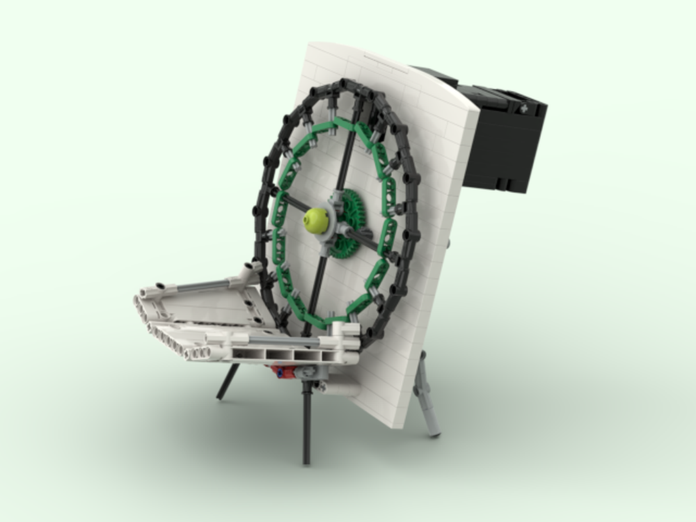 LEGO MOC-223852 GBC Green Wheel by Gravibrick | Rebrickable - Build ...