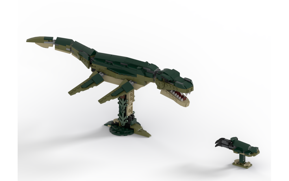 LEGO MOC-223882 Mosasaurus from 31151 by Magical Bricks | Rebrickable ...