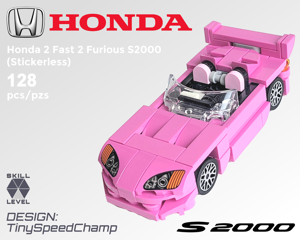 LEGO MOC Honda S2000 by TinySpeedChamp | Rebrickable - Build with LEGO