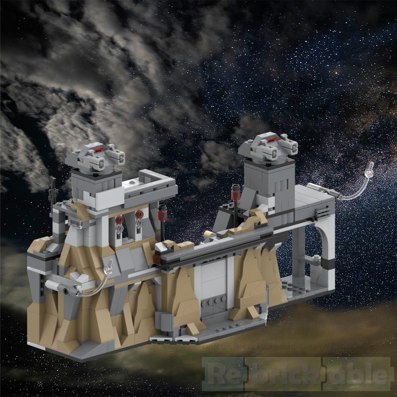 LEGO MOC-223886 2X 75386 + 2X 75373 Mandalorian gate fortress by ...