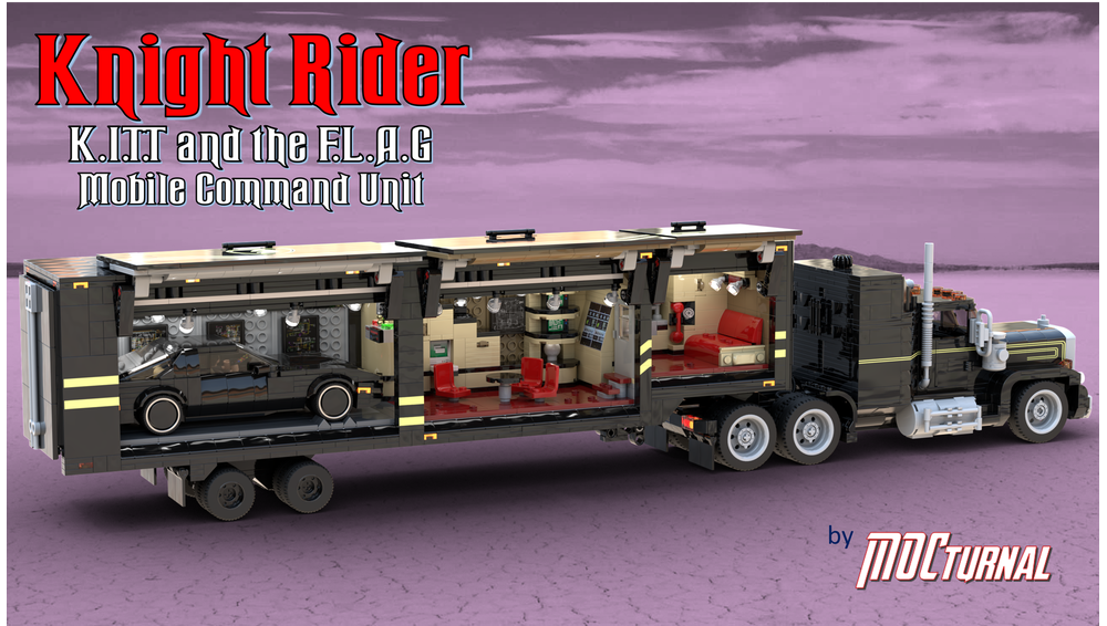 LEGO MOC MOCturnal Knight Rider: FLAG Mobile Command Unit (Trailer) by ...