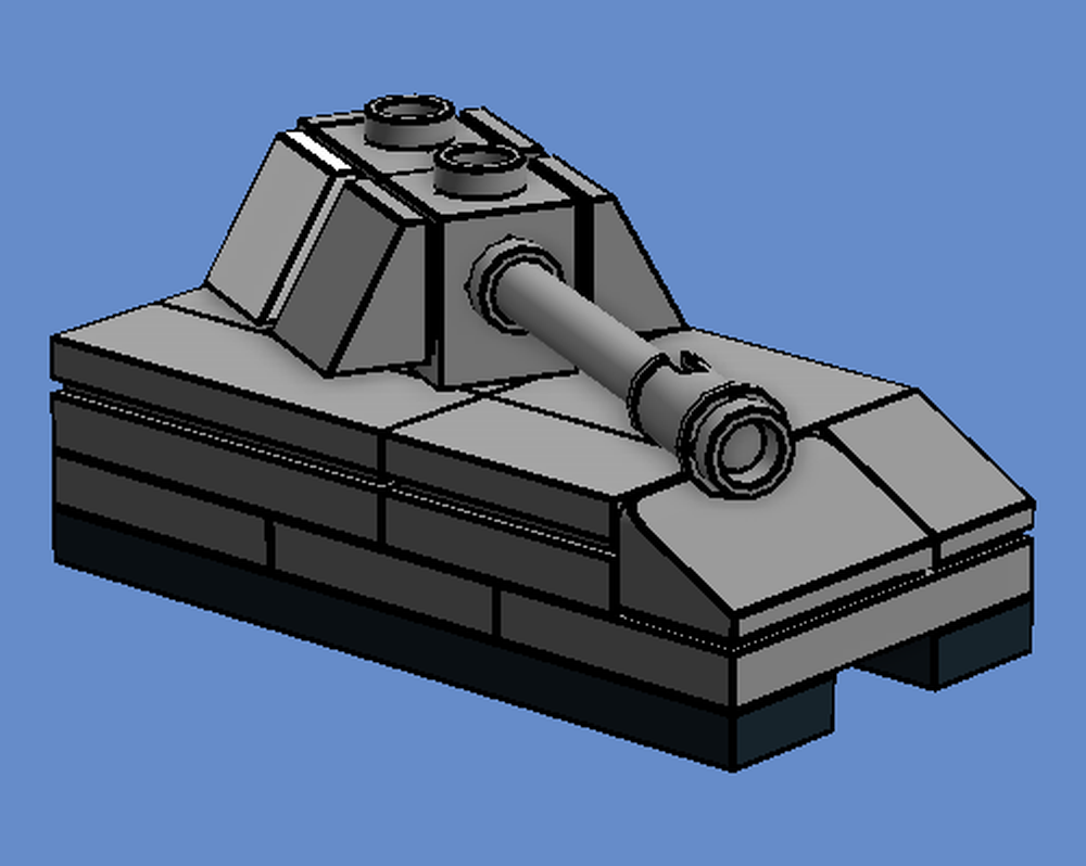 LEGO MOC Micro Tanks #1 - Panzer "MAUS" by BrickySteve | Rebrickable ...