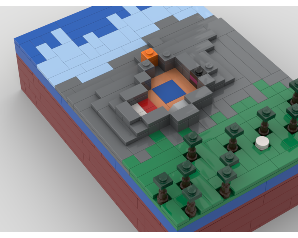 LEGO MOC-223902 Mincraft: The Mountain Diorama Premium Edition by ...