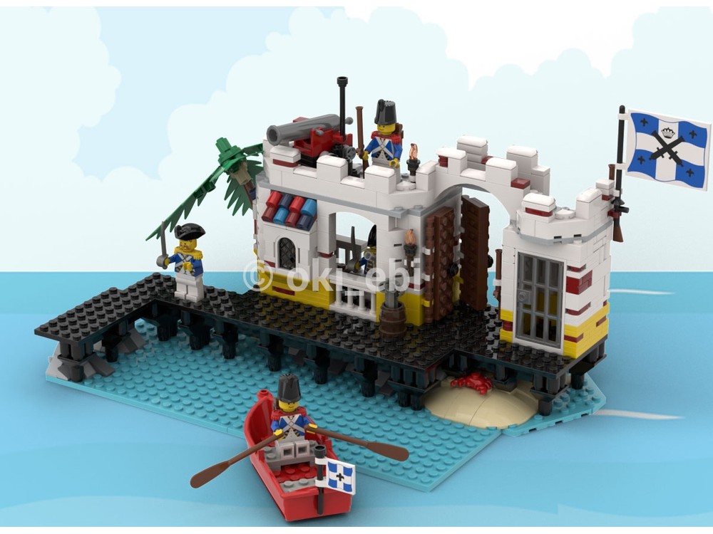 LEGO MOC-223906 Lagoon Lock-Up Remake - Connectable with new 10320 ...