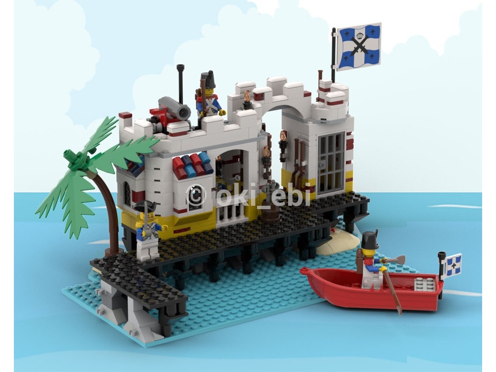 LEGO MOC-223906 Lagoon Lock-Up Remake - Connectable with new 10320 ...