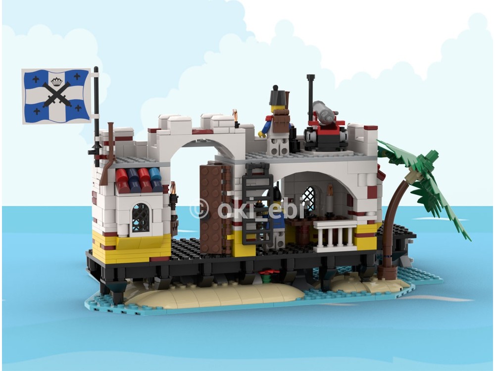 LEGO MOC-223906 Lagoon Lock-Up Remake - Connectable with new 10320 ...