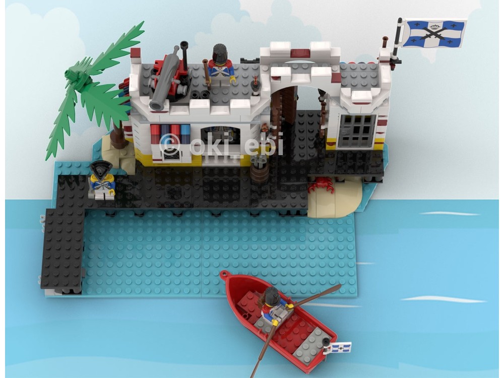 LEGO MOC-223906 Lagoon Lock-Up Remake - Connectable with new 10320 ...
