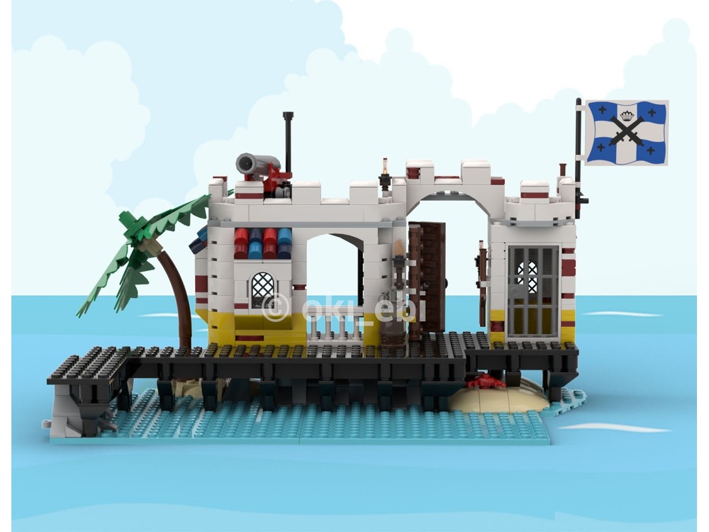 LEGO MOC-223906 Lagoon Lock-Up Remake - Connectable with new 10320 ...
