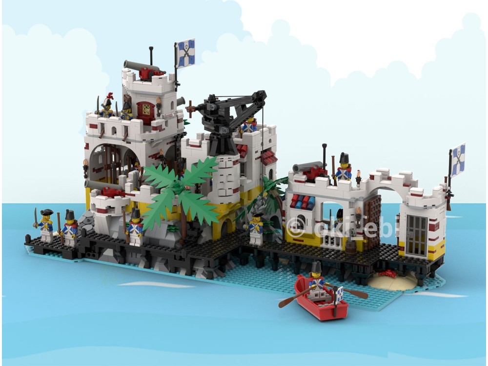 LEGO MOC-223906 Lagoon Lock-Up Remake - Connectable with new 10320 ...