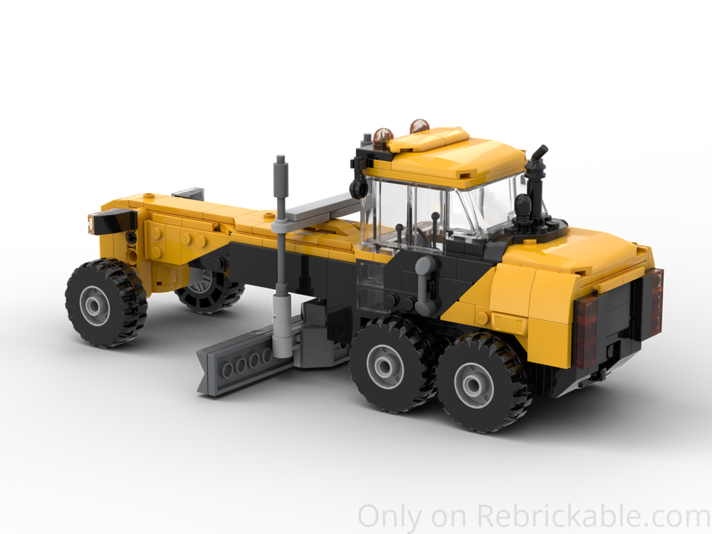 LEGO MOC Road Grader by Hedu88 | Rebrickable - Build with LEGO