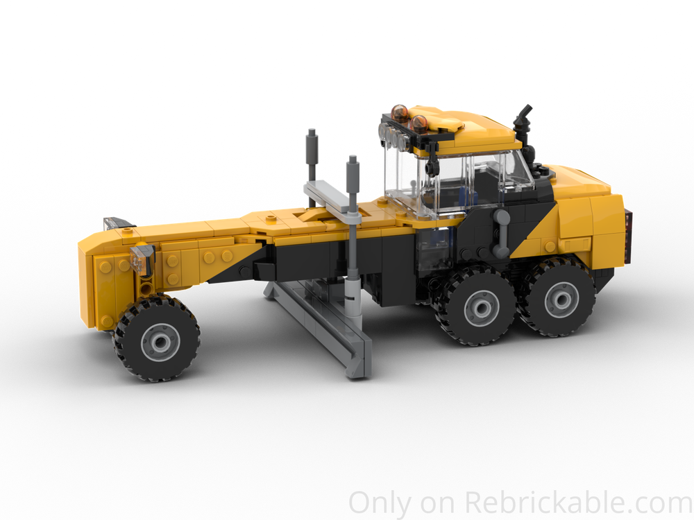 LEGO MOC Road Grader by Hedu88 | Rebrickable - Build with LEGO