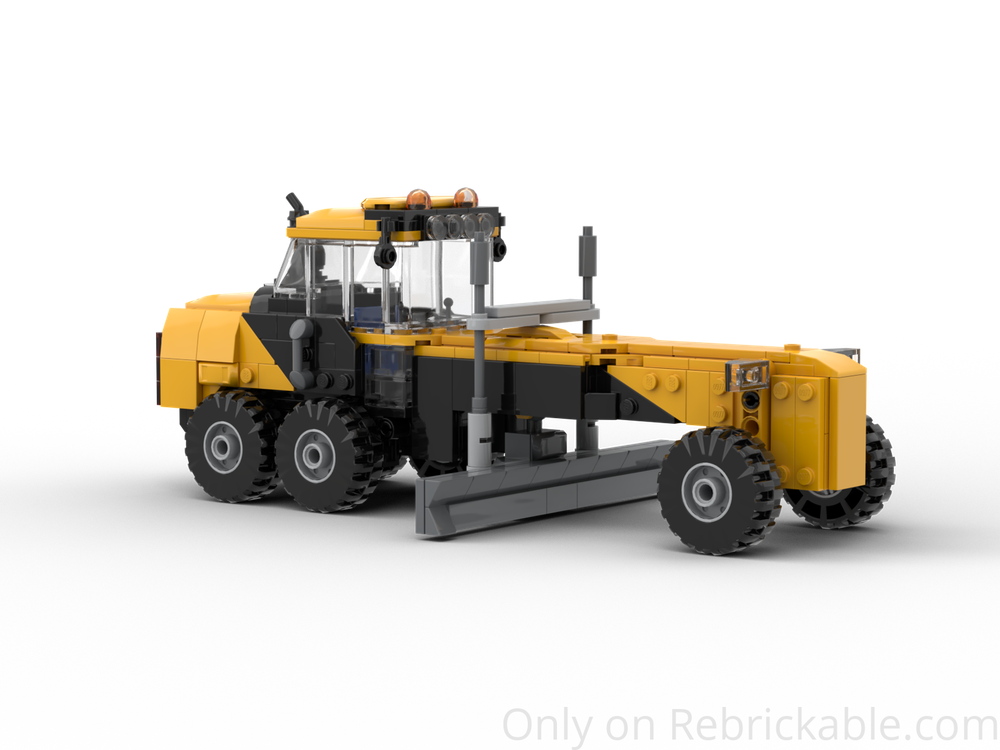 LEGO MOC Road Grader by Hedu88 | Rebrickable - Build with LEGO