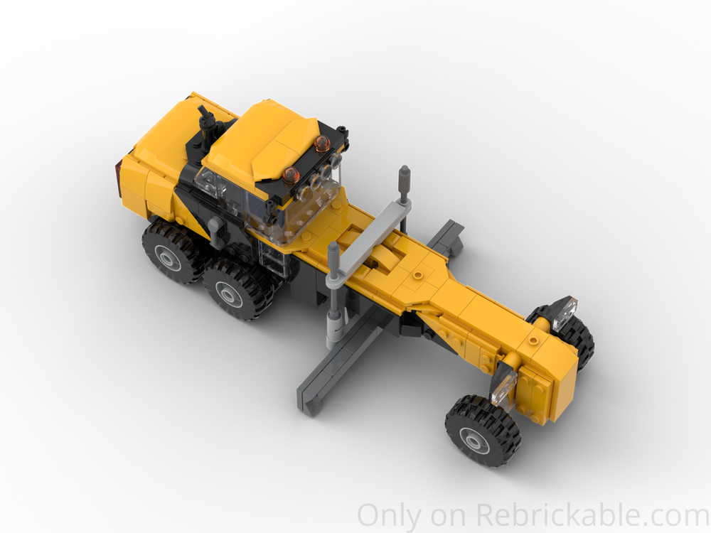 LEGO MOC Road Grader by Hedu88 | Rebrickable - Build with LEGO