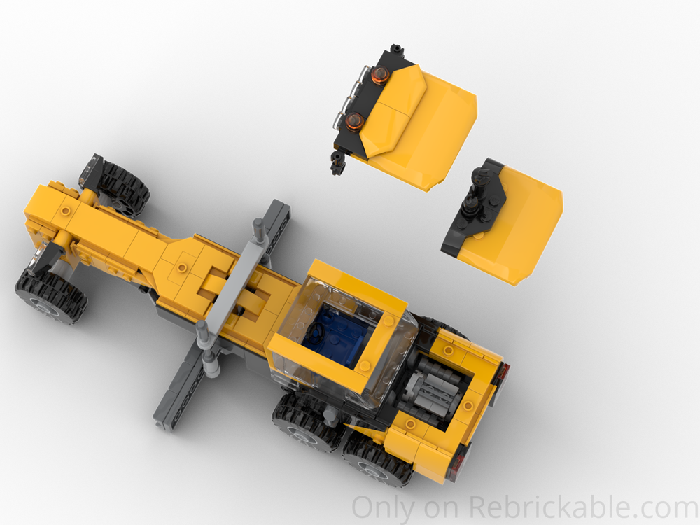 LEGO MOC-223907 Road Grader by Hedu88 | Rebrickable - Build with LEGO