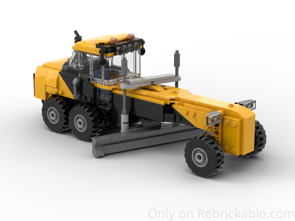 LEGO MOC Road Grader by Hedu88 | Rebrickable - Build with LEGO