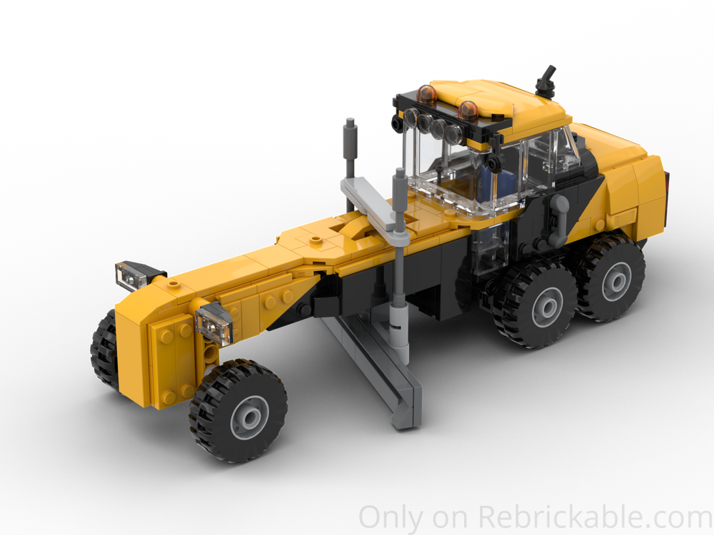 LEGO MOC Road Grader by Hedu88 | Rebrickable - Build with LEGO