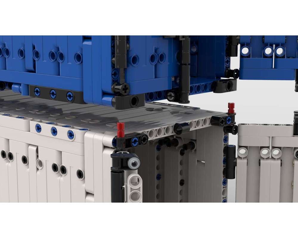 LEGO MOC 20 ft shipping container 1:21 by crazy_technic | Rebrickable ...
