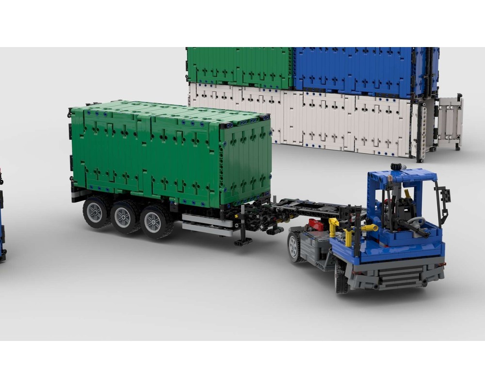 LEGO MOC 20 ft shipping container 1:21 by crazy_technic | Rebrickable ...