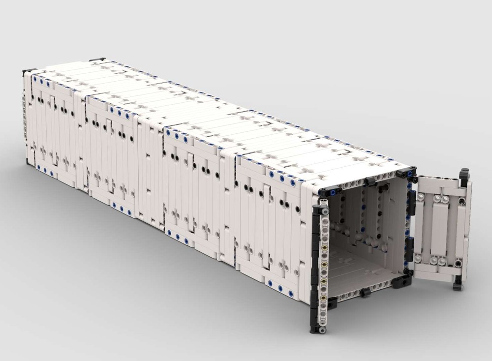 LEGO MOC-223920 40 ft shipping container 1:21 by crazy_technic ...