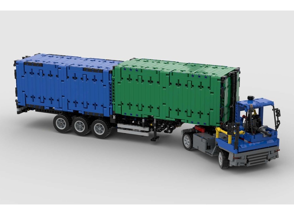 LEGO MOC-223920 40 ft shipping container 1:21 by crazy_technic ...