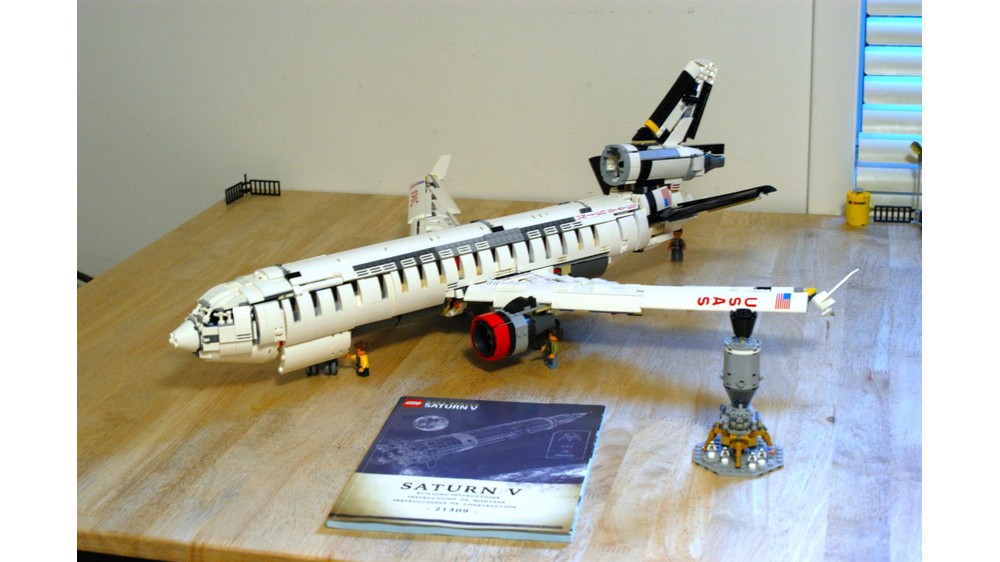 LEGO MOC DC-10-10 Alternate Build of Saturn V by Hotwirer | Rebrickable ...