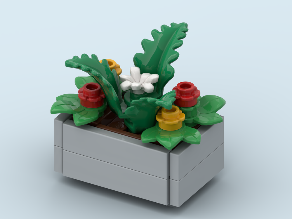 LEGO MOC City Sidewalk Planter by NicholasBrickolas | Rebrickable ...