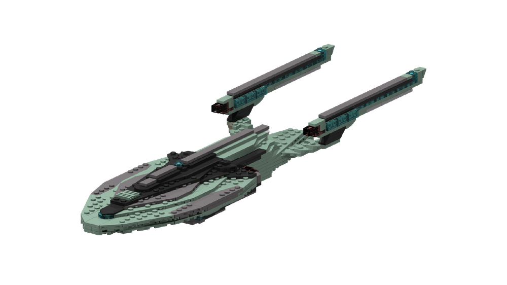 LEGO MOC USS Aventine Vesta-Class Starship, Smooth Edition by LegendAJ ...