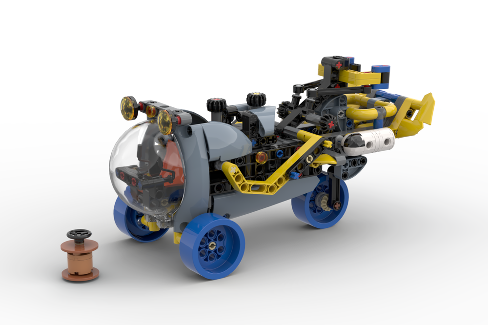 LEGO MOC 42201 Space Rover by Nequmodiva | Rebrickable - Build with LEGO
